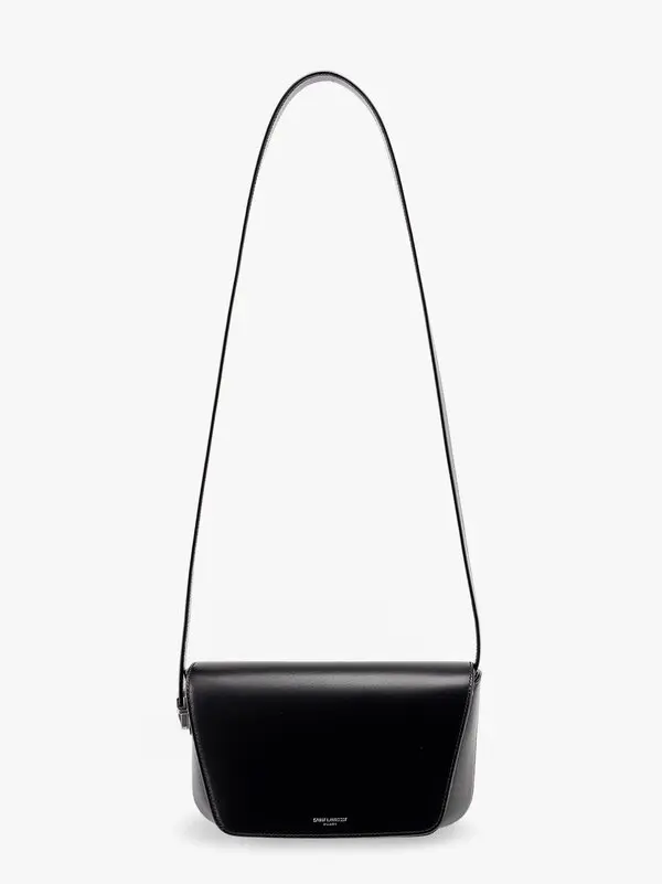 Saint Laurent Leather Shoulder Bag - Black