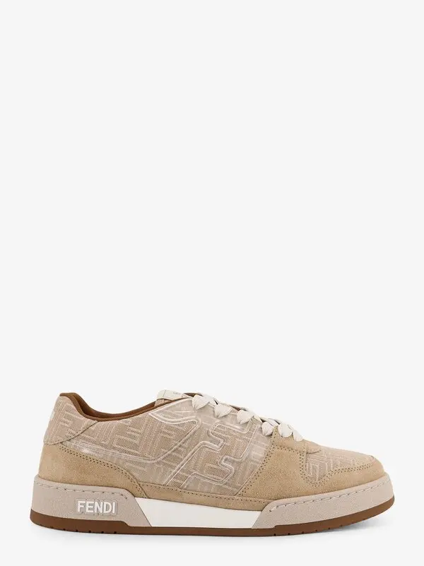 Fendi Match Ff Jacquard Low-top Sneakers