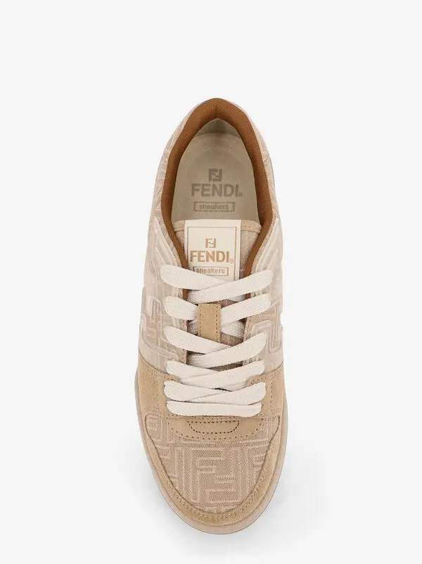 Fendi Match Ff Jacquard Low-top Sneakers