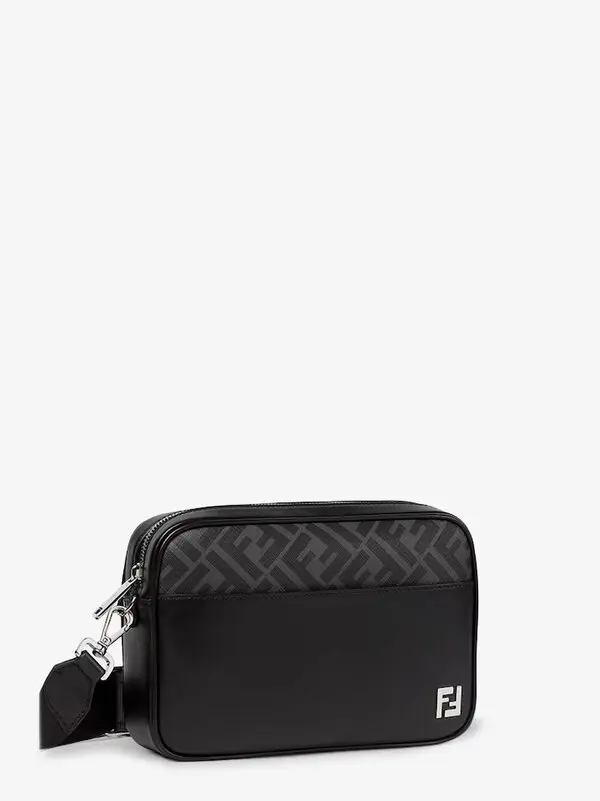 Fendi Camera Case Squared Ff Crossbody Bag - Black