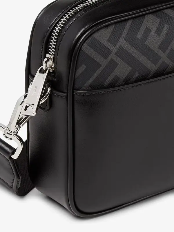 Fendi Camera Case Squared Ff Crossbody Bag - Black