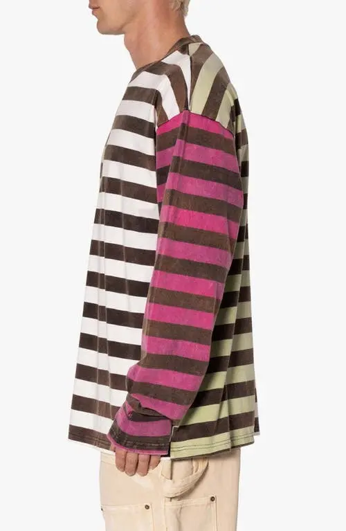 Mnml Stripe Long Sleeve Cotton T-shirt