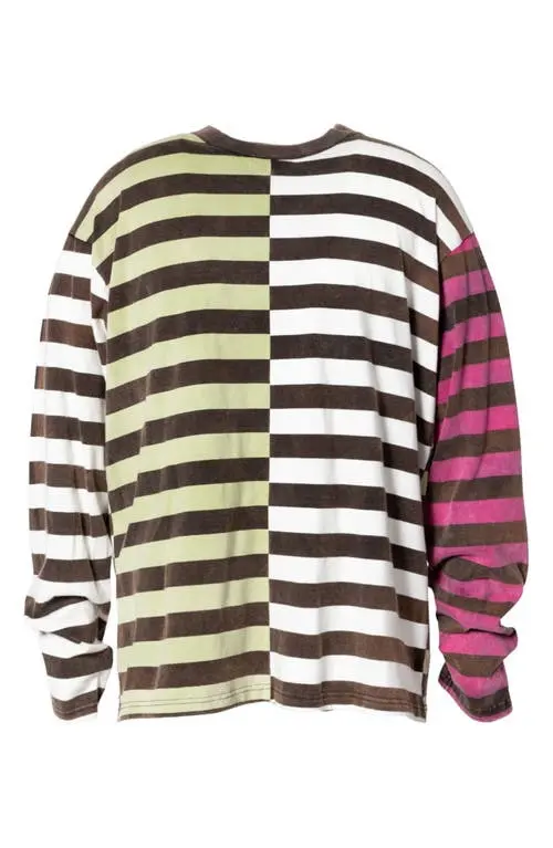 Mnml Stripe Long Sleeve Cotton T-shirt
