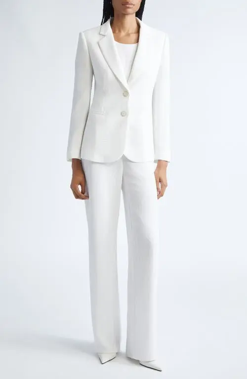 Emporio Armani Two-button Blazer - Solid White