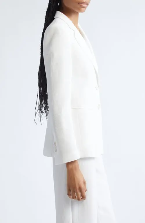 Emporio Armani Two-button Blazer - Solid White