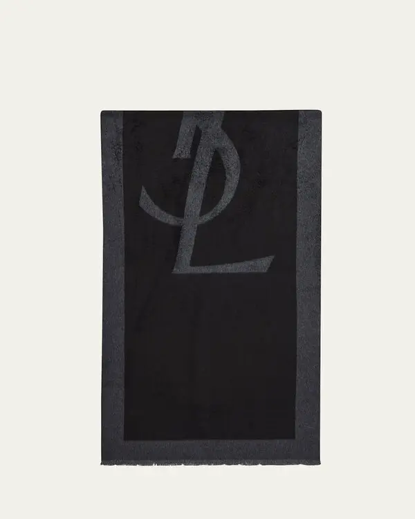 Saint Laurent Large Silk Scarf