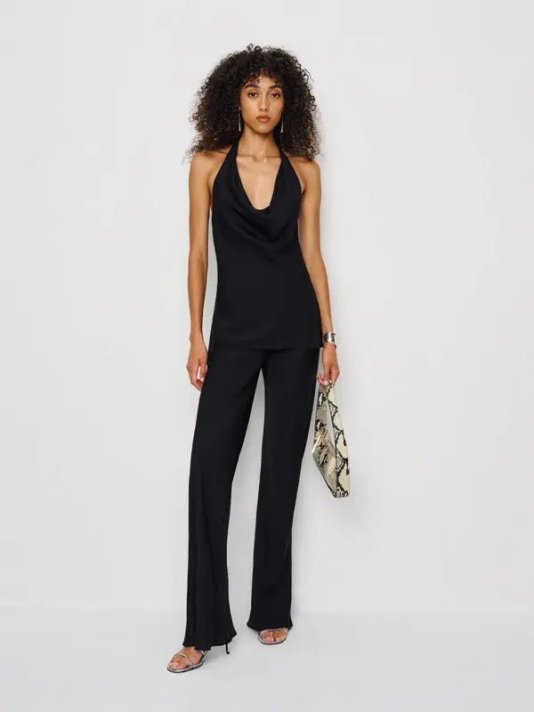 REFORMATION Mina Two Piece - Black