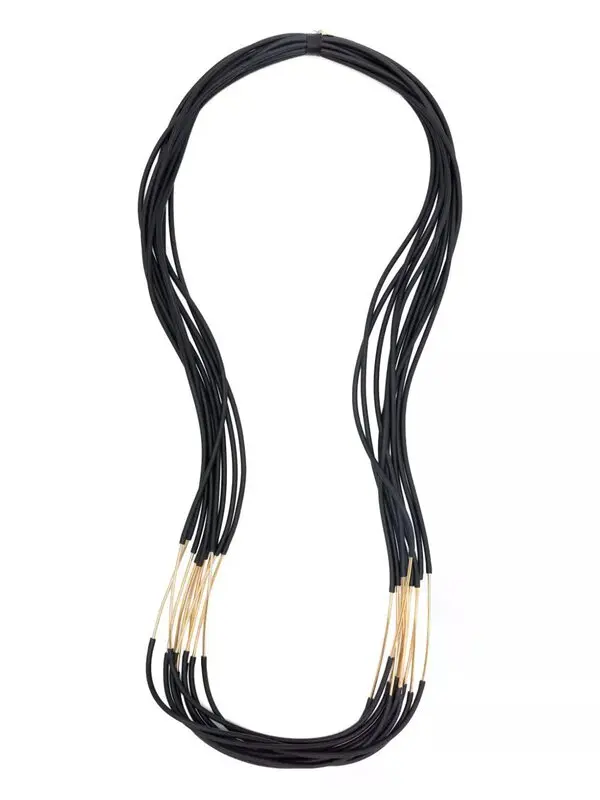 Liviana Conti Two-tone Layered Necklace - Black