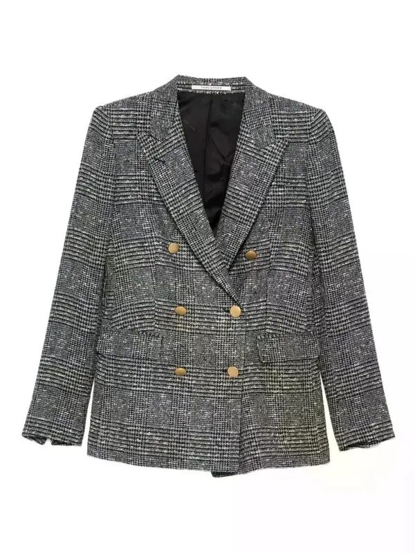 Tagliatore Checked Double-breasted Blazer