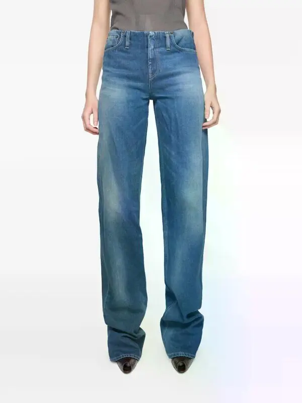 Acne Studios High-waisted Wide Leg Jeans