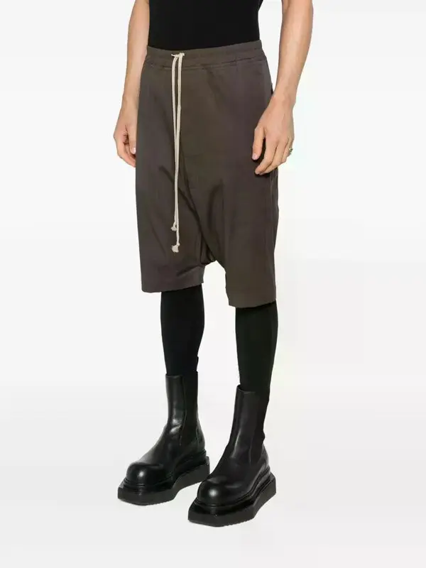 Rick Owens Drawstring Bermuda Shorts - Grey