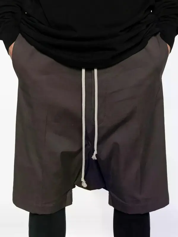 Rick Owens Drawstring Bermuda Shorts - Grey