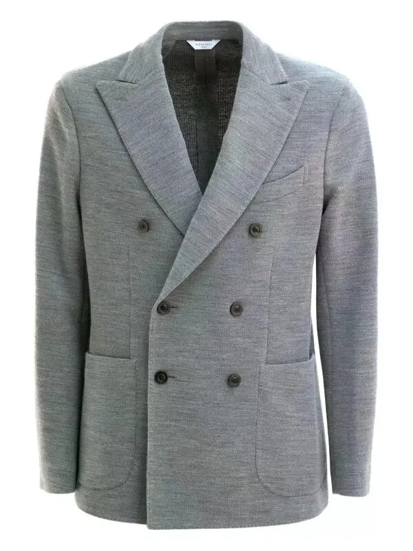 Boglioli Double-breasted Patch-pocket Blazer