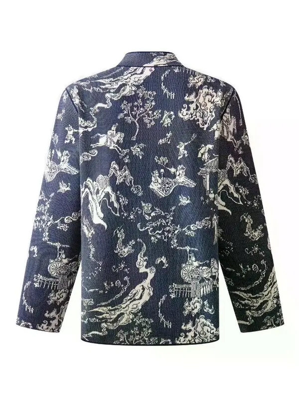 Shanghai Tang Jacquard Reversible Jacket