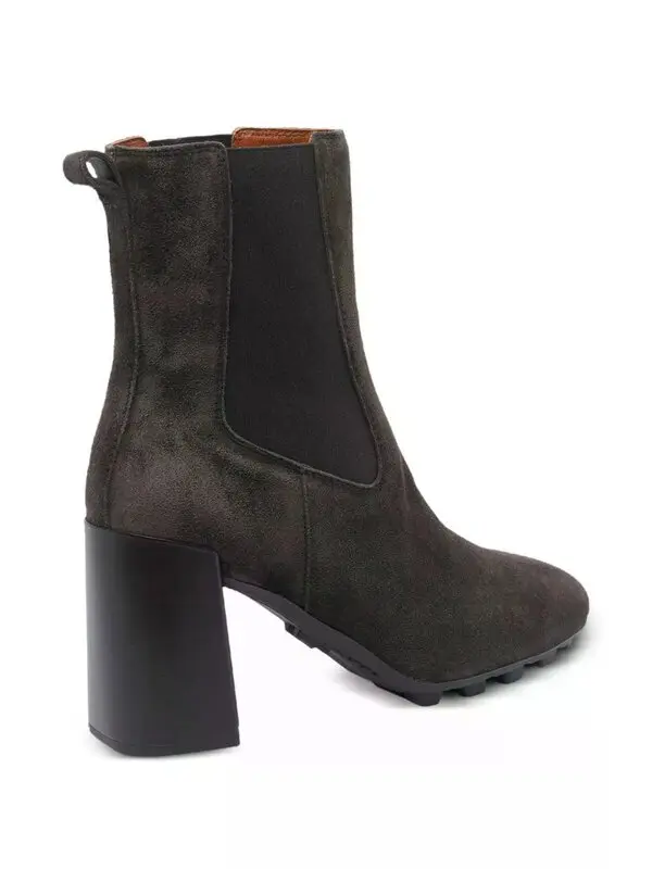 Hogan 90mm Elastic-panel Block-heel Boots