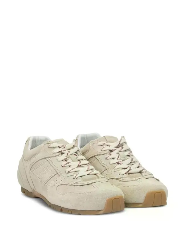 ALOHAS Suede Lace-up Sneakers - Neutrals