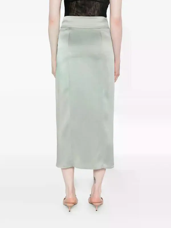 FORTE_FORTE Straight Midi Skirt