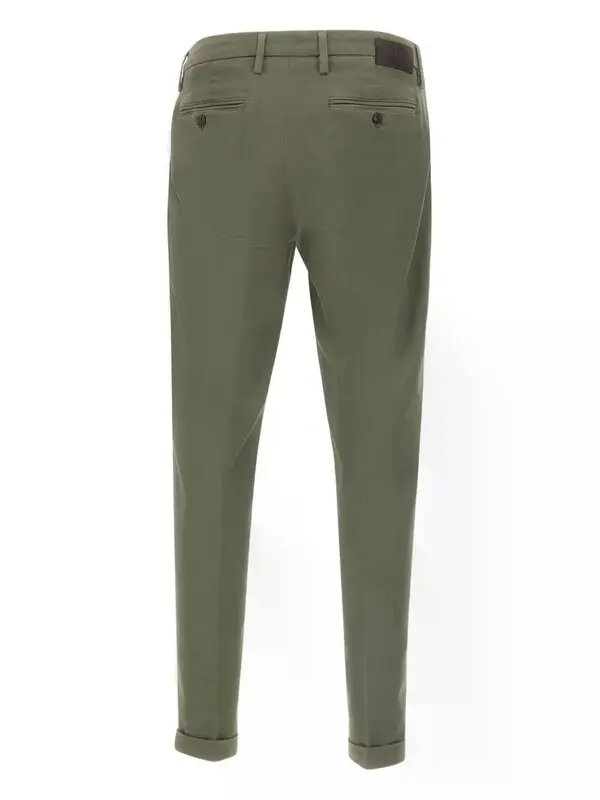 RE-HASH Cuffed Welt-pocket Trousers