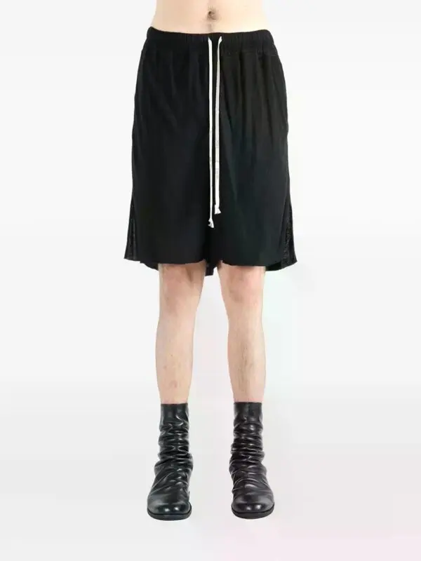 Rick Owens Drawstring Side-slit Shorts