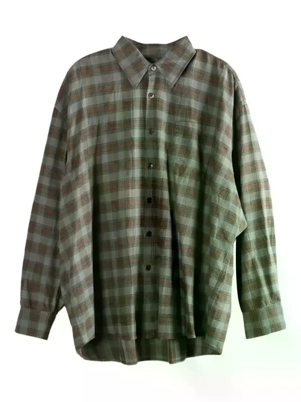 Our Legacy Flannel Check Shirt - Grey