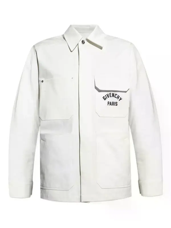 Givenchy Logo-embroidered Shirt Jacket