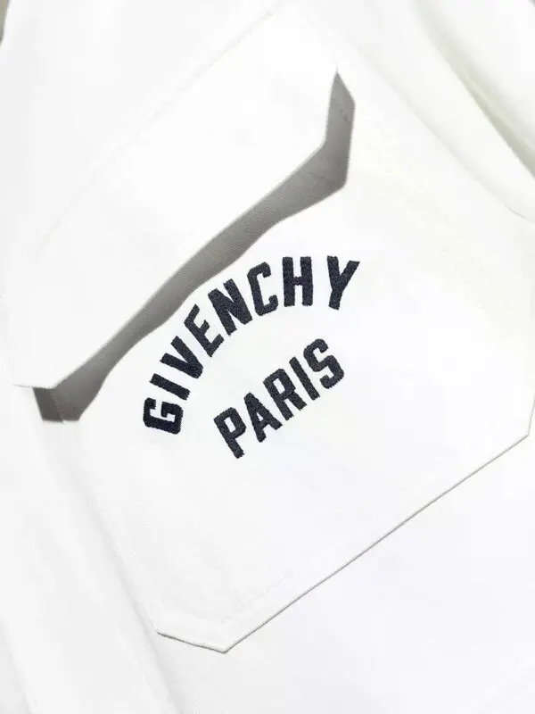 Givenchy Logo-embroidered Shirt Jacket