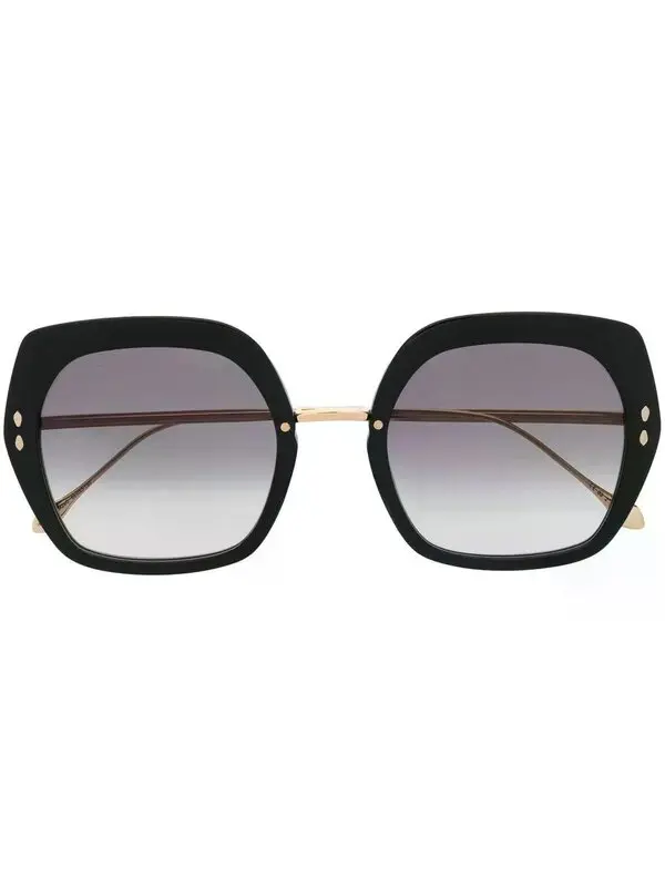 Isabel Marant Square Frame Sunglasses - Black