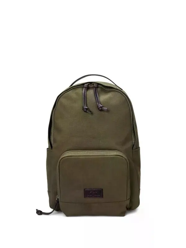 Polo Ralph Lauren Leather-trim Canvas Backpack - Green