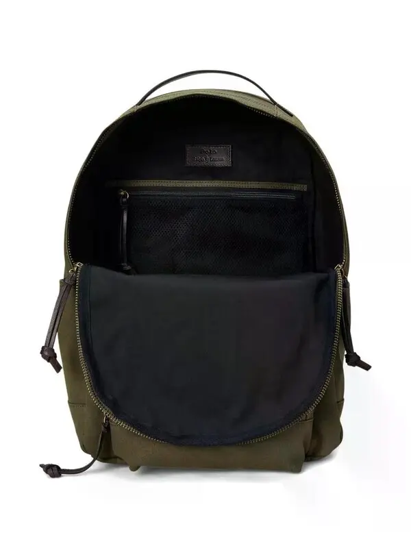 Polo Ralph Lauren Leather-trim Canvas Backpack