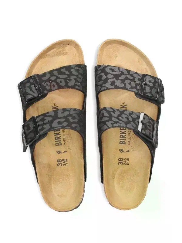BIRKENSTOCK Leopard-print Buckle Sandals