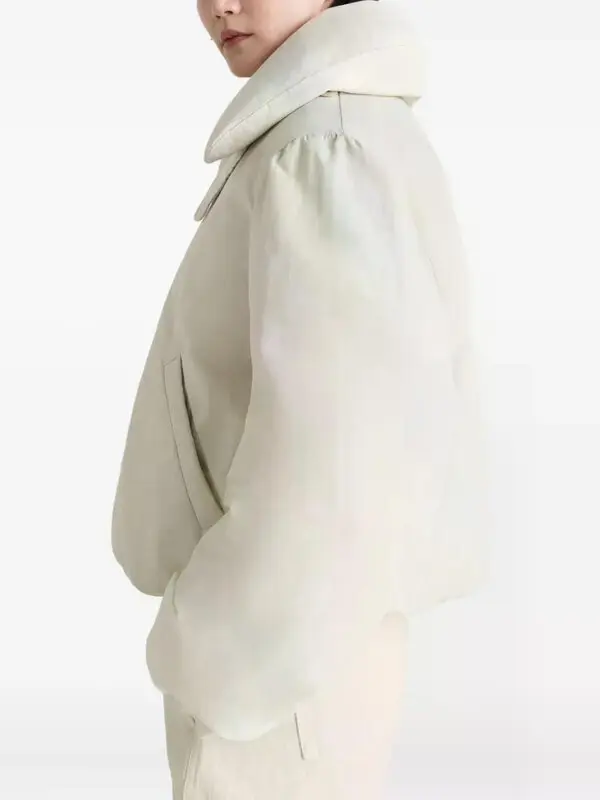 LEMAIRE Bubble-collar Puffer Jacket - Neutrals