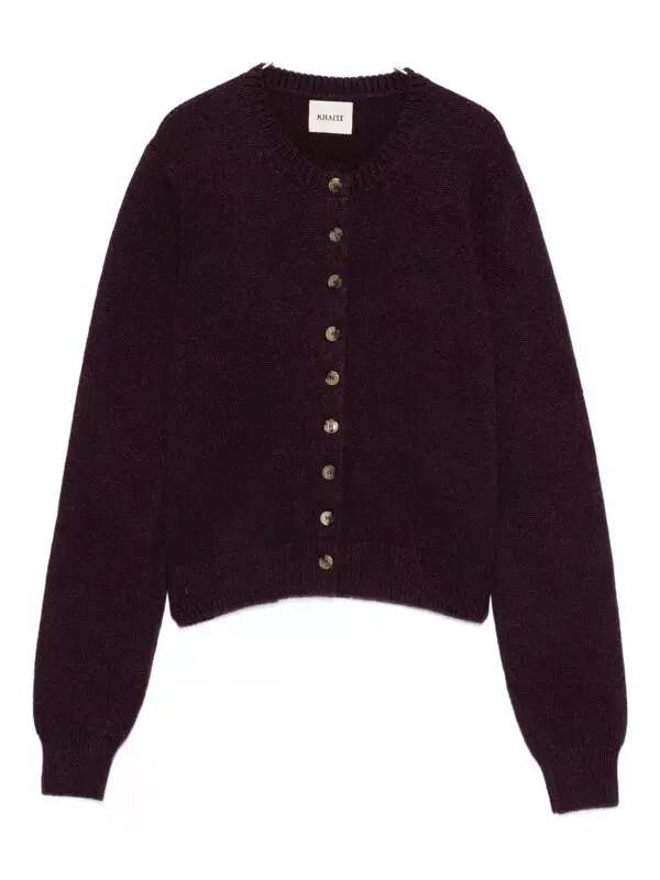 Khaite Everheart Cardigan - Purple