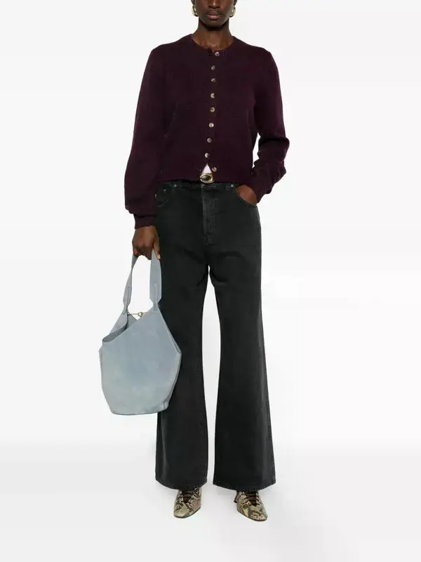 Khaite Everheart Cardigan - Purple