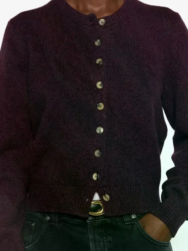 Khaite Everheart Cardigan - Purple