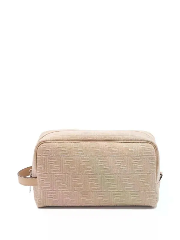 Fendi Medium Toiletry Case - Neutrals