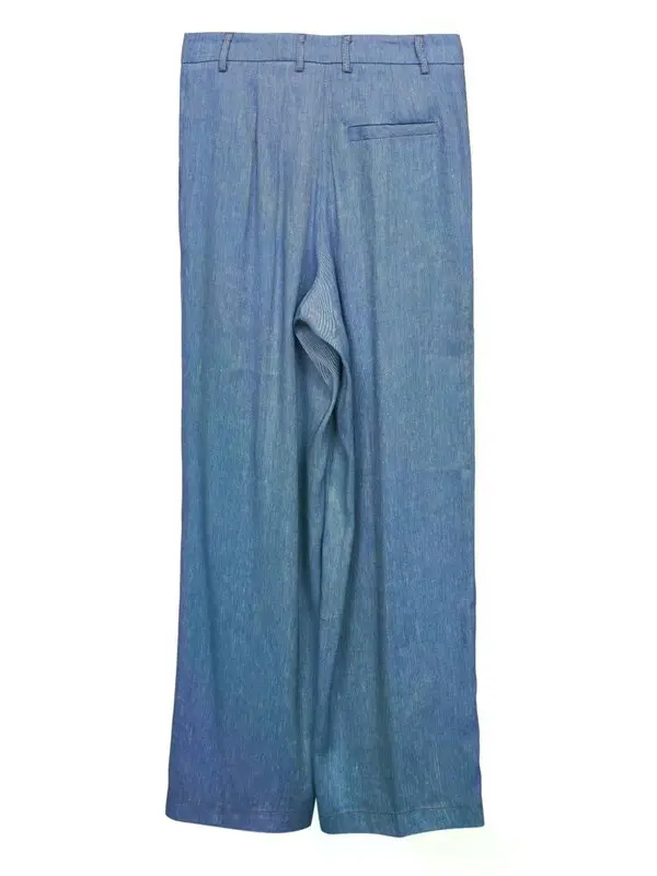 KAOS Pleated Linen Trousers