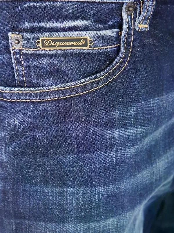 Dsquared2 Logo-plaque Jeans