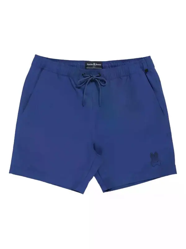 Psycho Bunny Strype Hydrochromic Swim Shorts - Blue