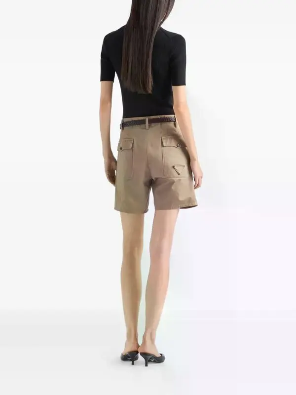 Prada Ribbed Cotton T-shirt