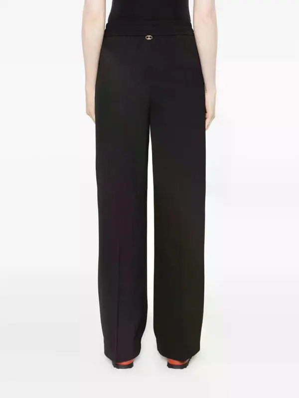 TWINSET Logo Appliqué Trousers