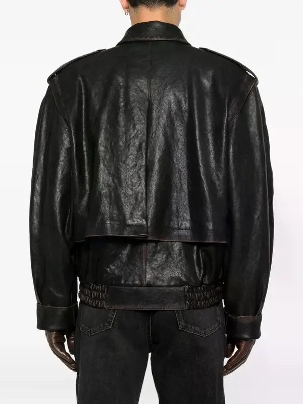 Saint Laurent Leather Zip-fastening Jacket