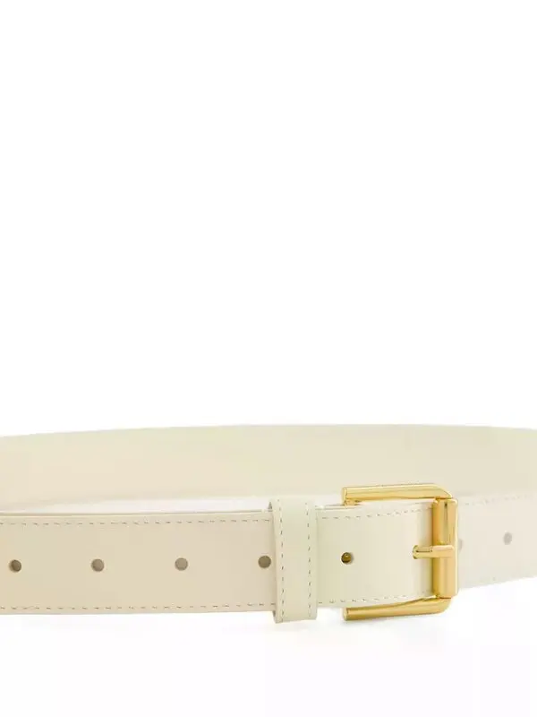 Givenchy Metal-tip Leather Belt - Neutrals