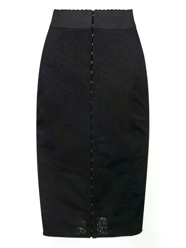 Dolce & Gabbana Pencil Midi Skirt With Lace Insert