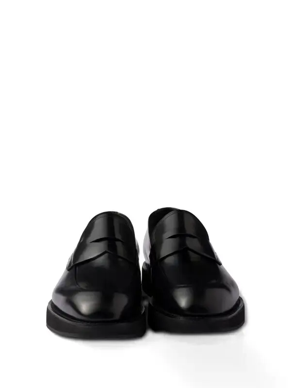 Prada Leather Penny Loafers