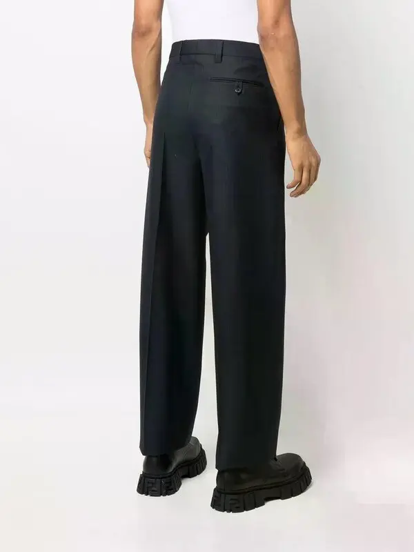 Prada Plaid Trousers