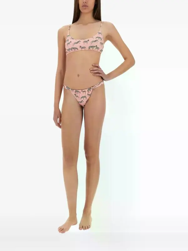 MC2 SAINT BARTH Zebra-print Bikini Bottom