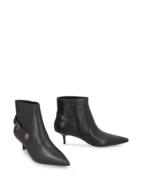 Pinko Buckle-detail Pointed-toe Boots