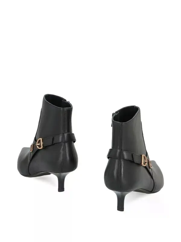 Pinko Buckle-detail Pointed-toe Boots