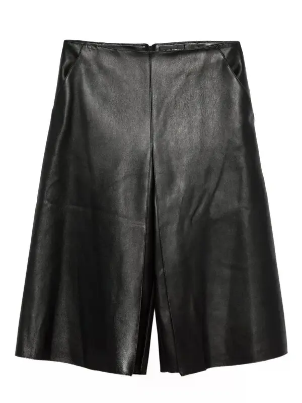 David Koma Leather Culottes