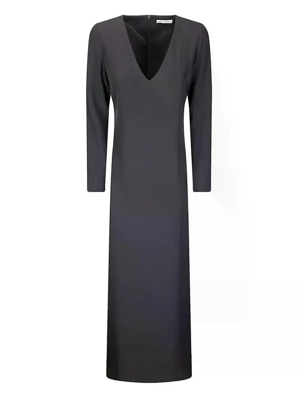 M.S.M. V-neck Long-sleeve Maxi Dress